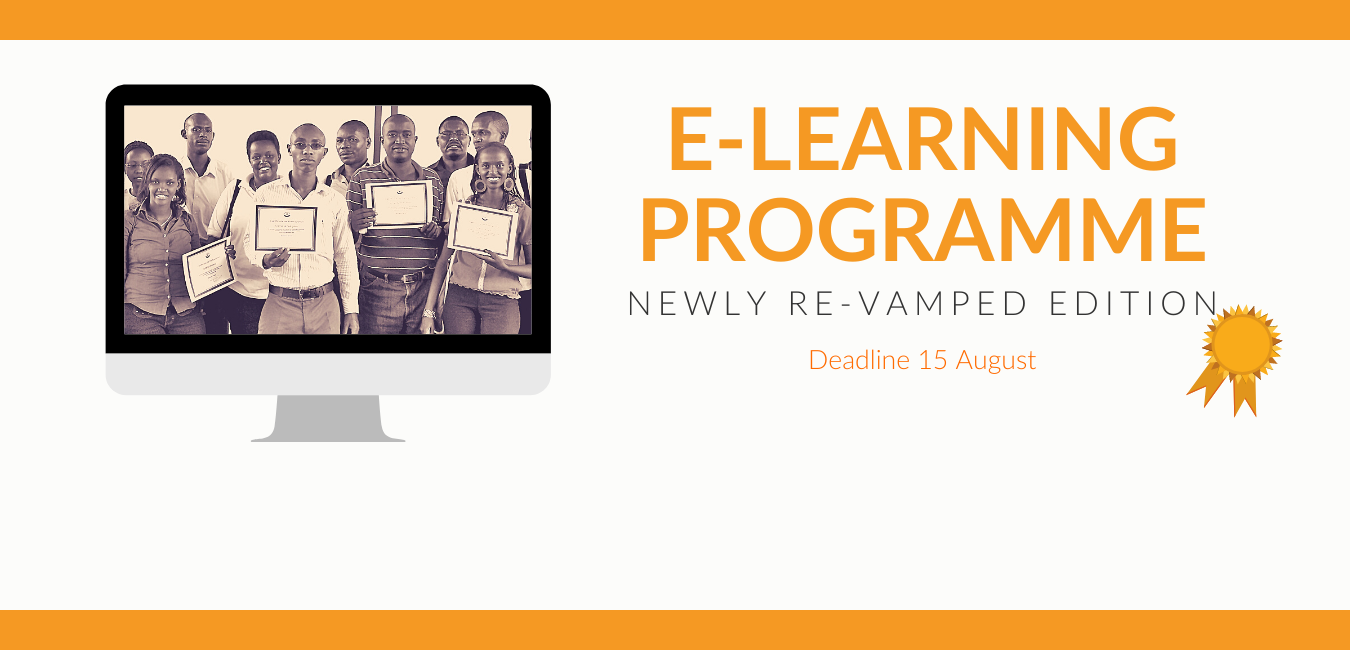 [E-Learning Programme] Applications for the Second Edition of the E-Learning Programme Are Now ...