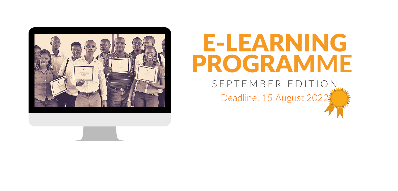Applications for the 2022 September Edition of the e-Learning Programme ...