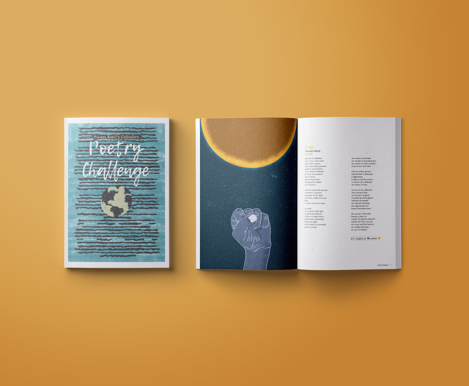 HRDs Poetry book inspire activists of today and tomorrow