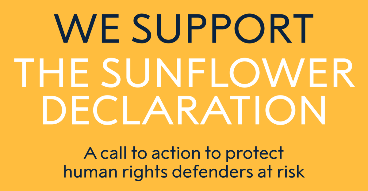 The Sunflower Declaration - Protection International