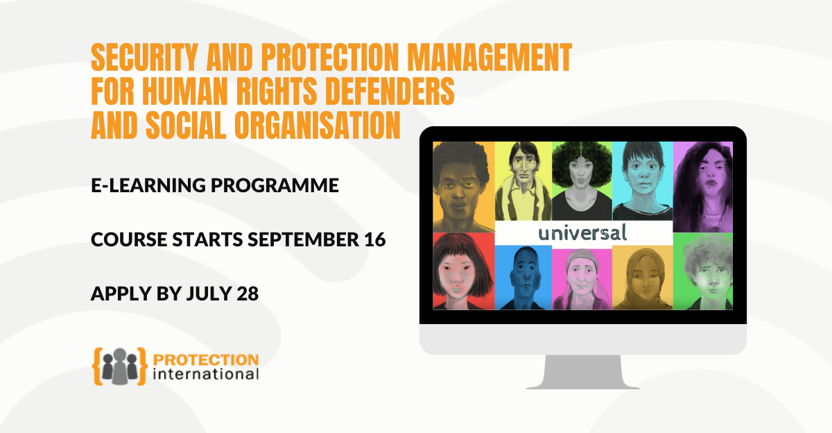 Protection International - Defending human rights defenders